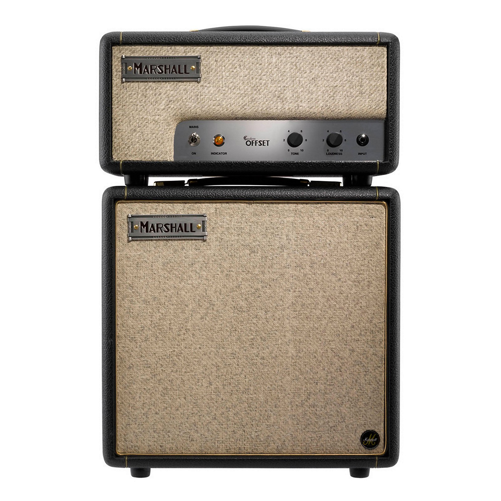 Marshall Custom Shop 1W Offset Tube Guitar Stack Black w/Tan Grille ...