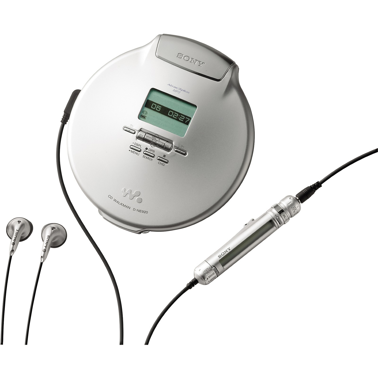 Sony D-NE920 MP3/ATRAC3 CD Walkman Player | Musician's Friend