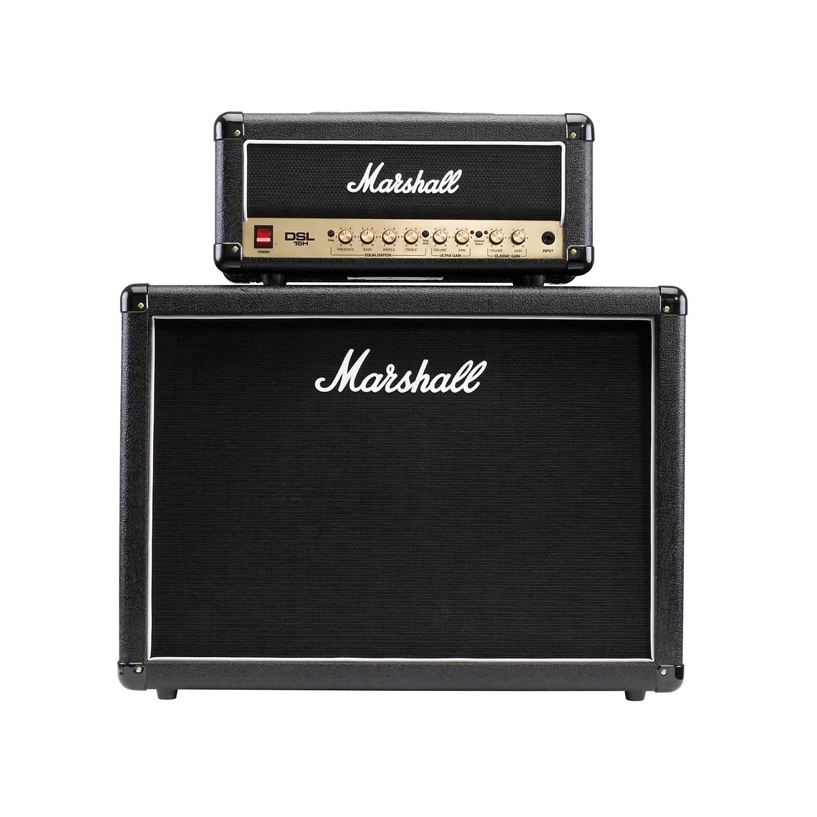Marshall DSL15H / MX212 15W 2x12 All Tube Guitar Stack w/ Celestion ...
