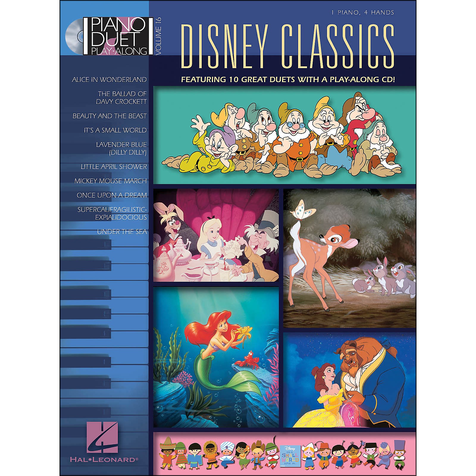 Hal Leonard Disney Classics Piano Duet Play-Along Volume 16 Book/CD ...