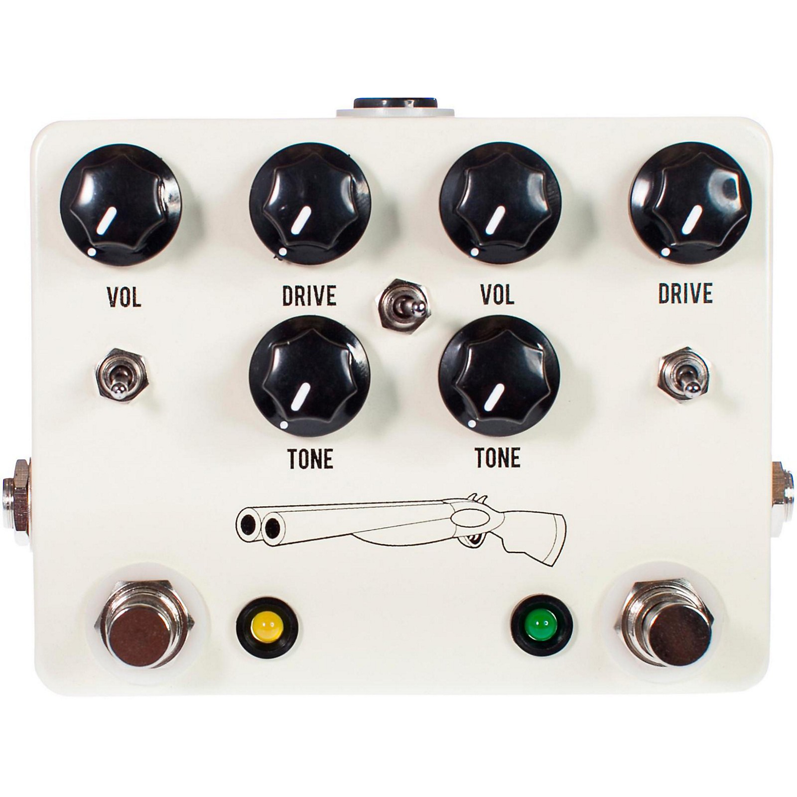 JHS Pedals Double Barrel Dual Overdrive Guitar Effects Pedal | Musician ...