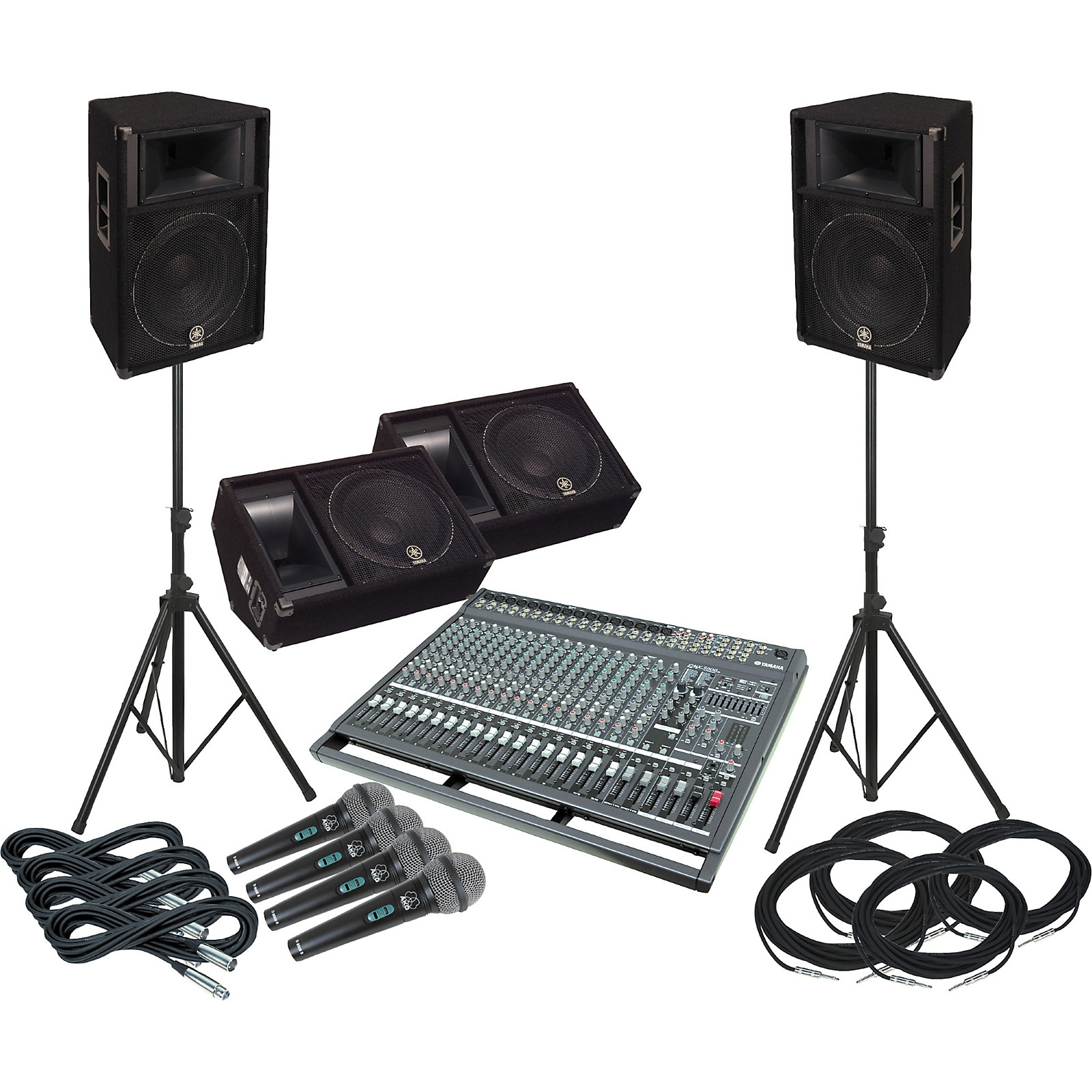 Yamaha EMX5000-20/S115V-M Complete PA & Monitor System | Musician's Friend