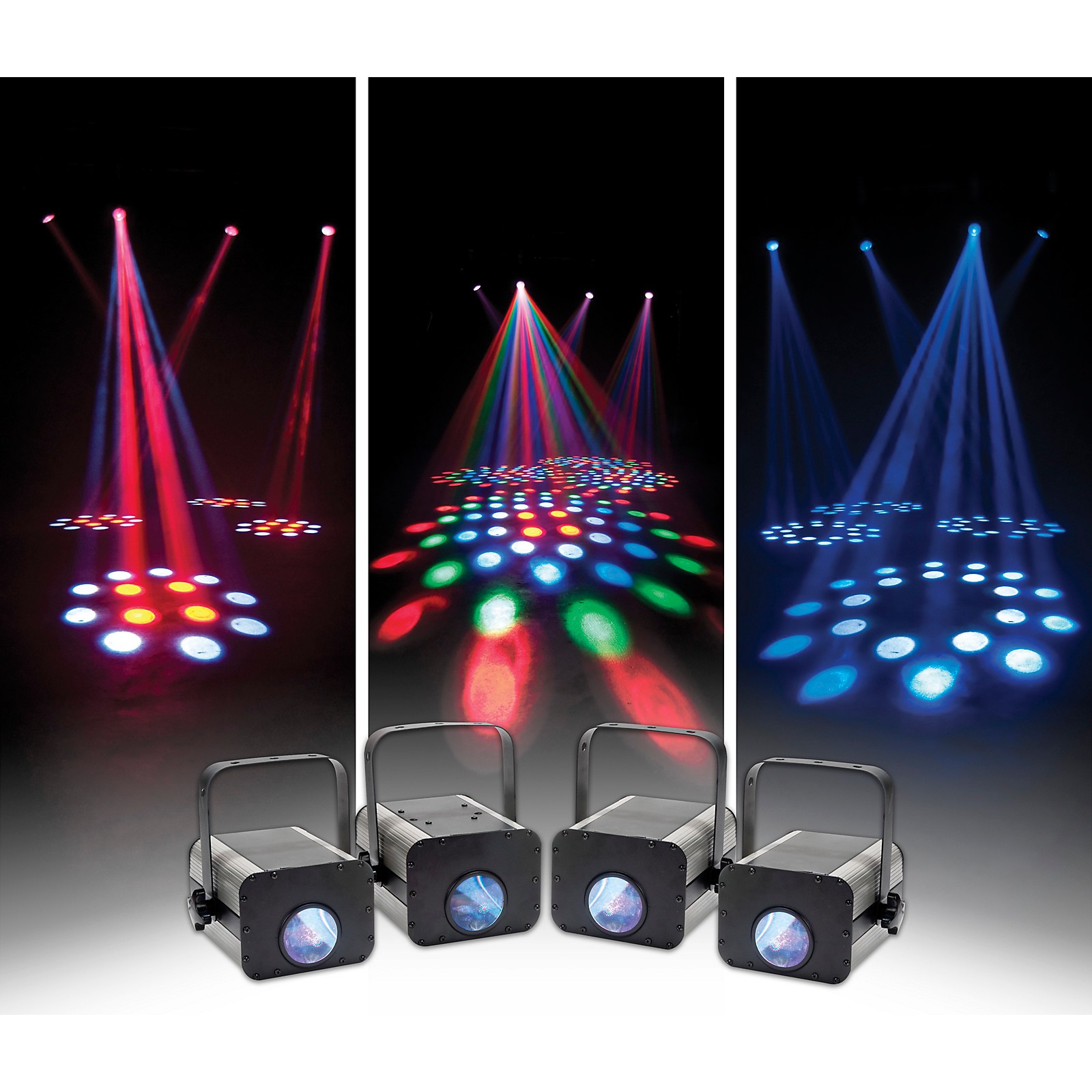 Eliminator Lighting Electro 4 Pak II LED Moonflower Lighting Effects ...