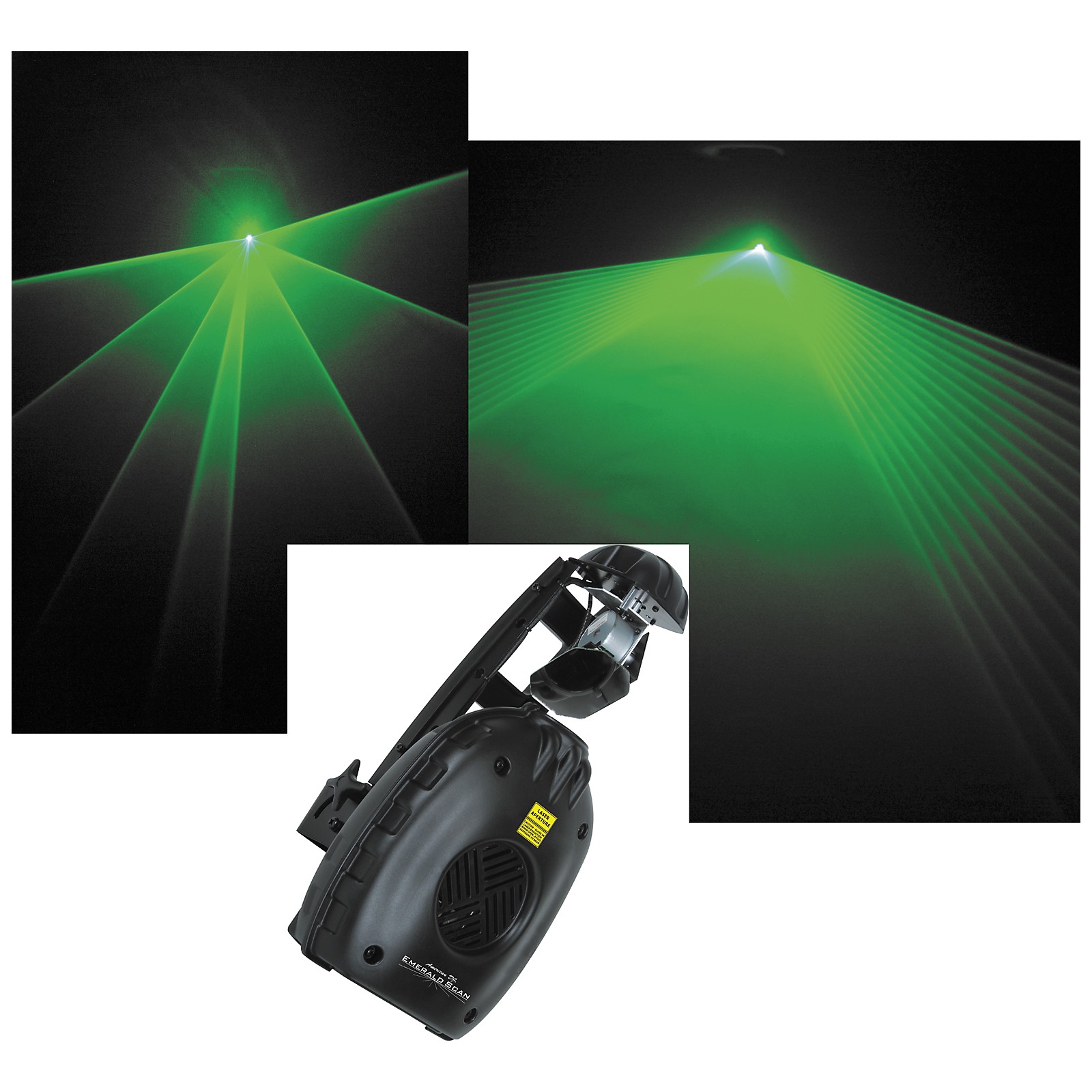 American DJ Emerald Scan DMX Green Laser Scanner | Musician's Friend