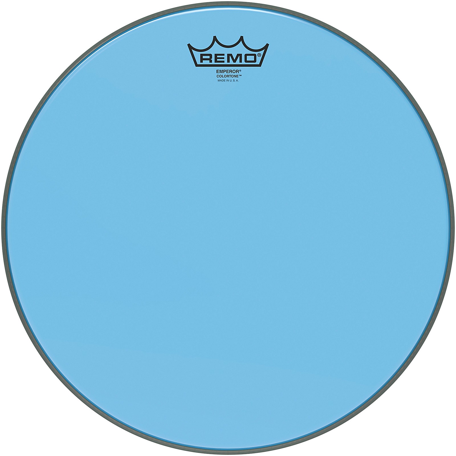 Remo Emperor Colortone Blue Drum Head 14 in. | Musician's Friend