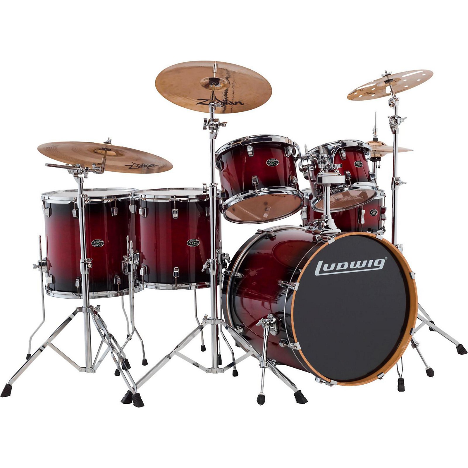 Ludwig Evolution Maple 6-Piece Shell Pack | Musician's Friend