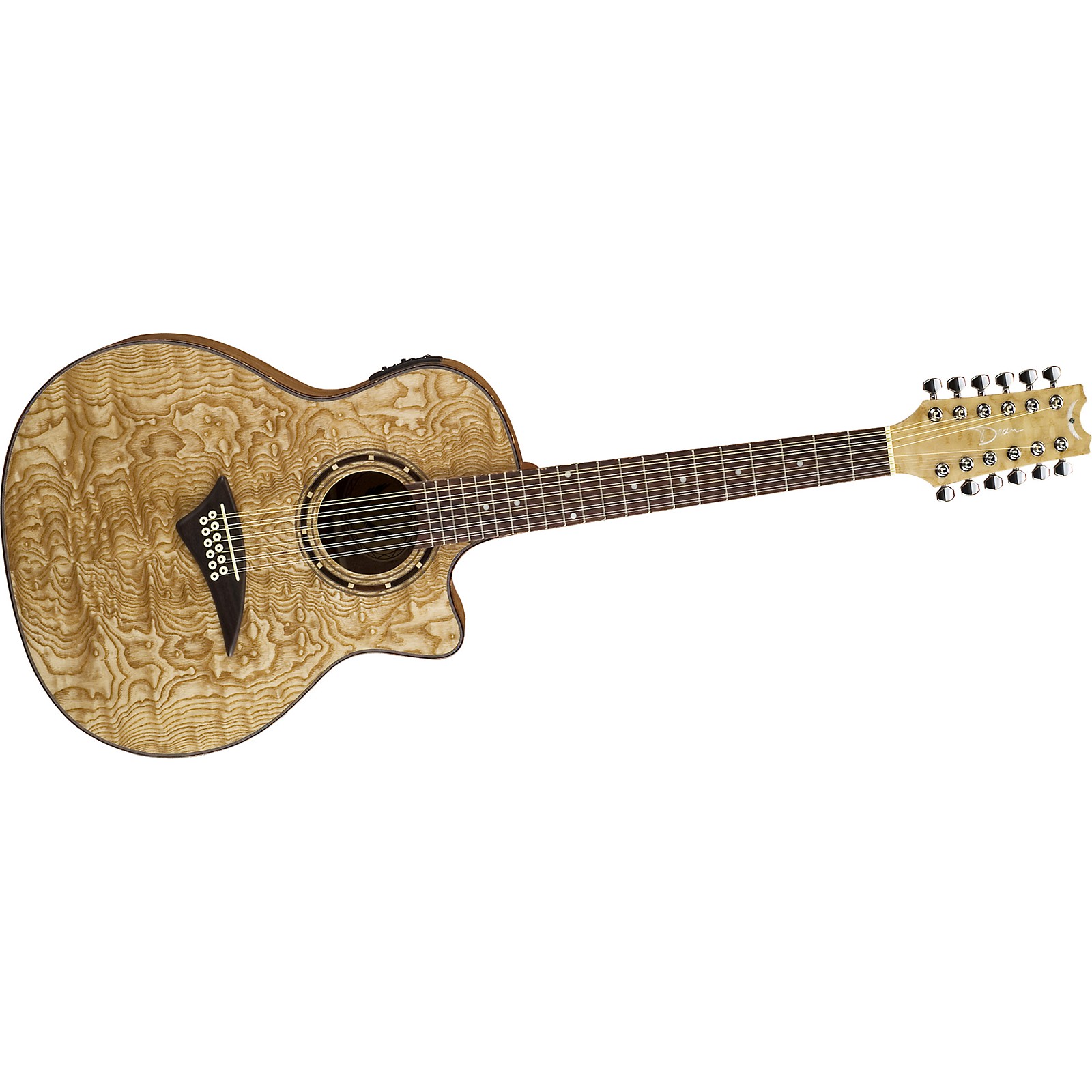 Dean Exotica Quilted Ash 12-String Acoustic-Electric Guitar | Musician ...
