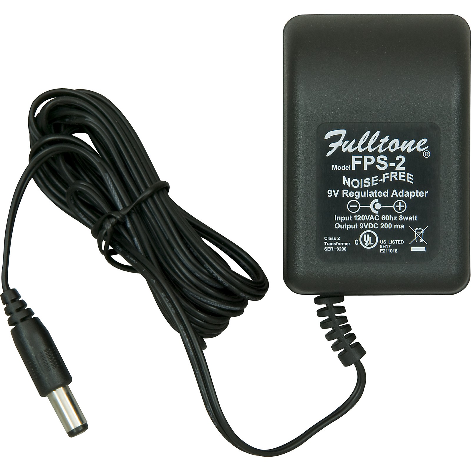 Fulltone FPS-2 Center Positive Pin 9V AC Adapter | Musician's Friend