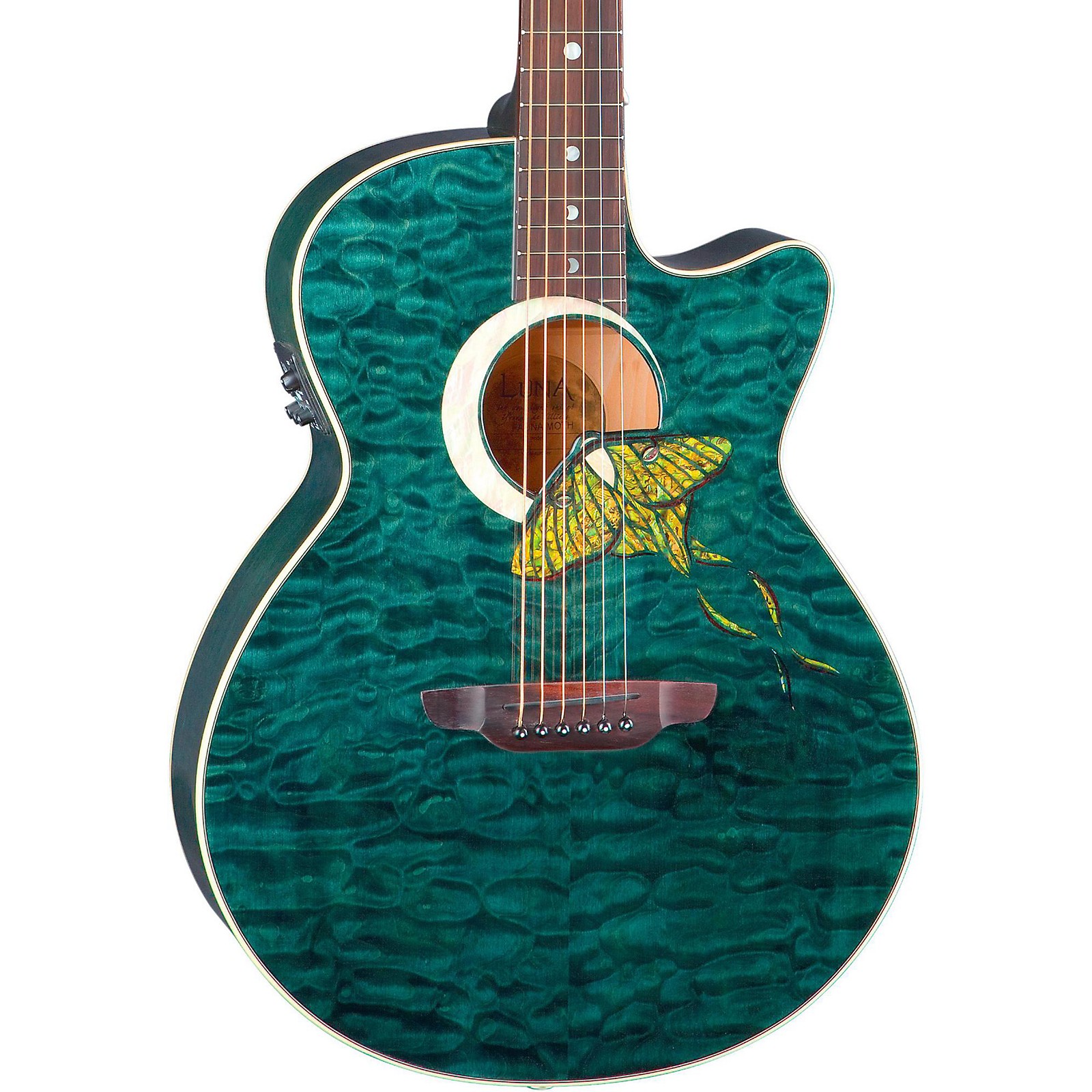 Luna Guitars Fauna Series Folk Acoustic-Electric Guitar | Musician's Friend Luna Guitars Fauna Series Folk Acoustic-Electric Guitar | Musician's Friend