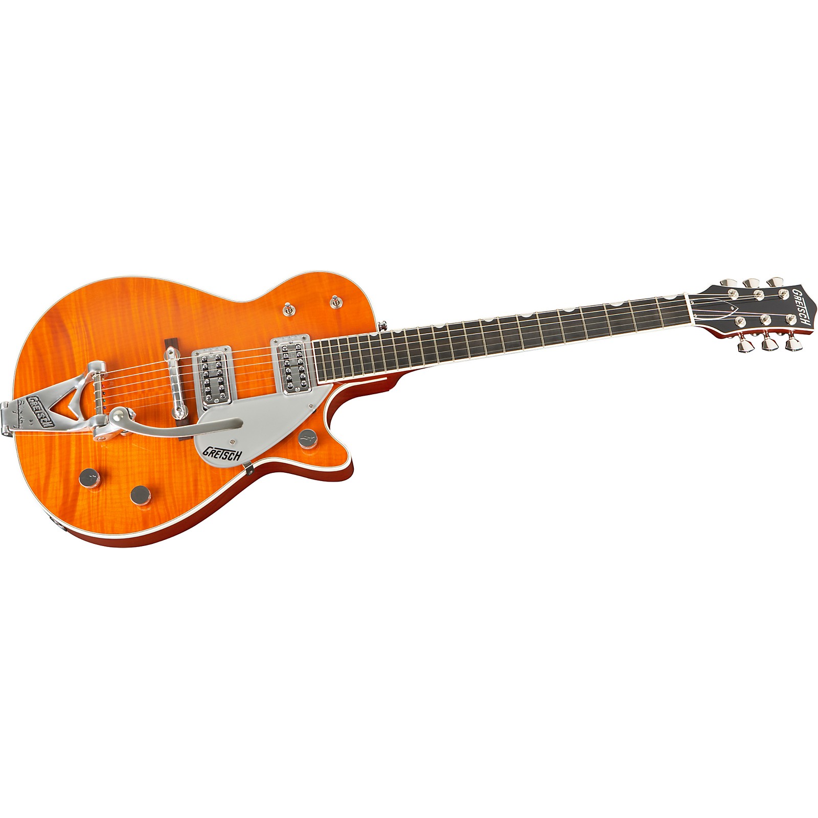 Gretsch Guitars G6128T-TV-TM Power Jet Flame Top Electric Guitar ...