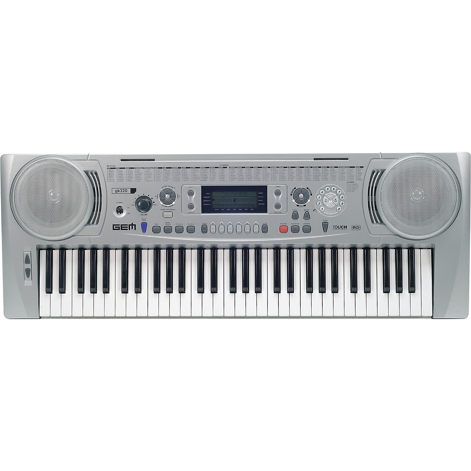 Gem GK-320 61-key 32-note Arranger Keyboard | Musician's Friend
