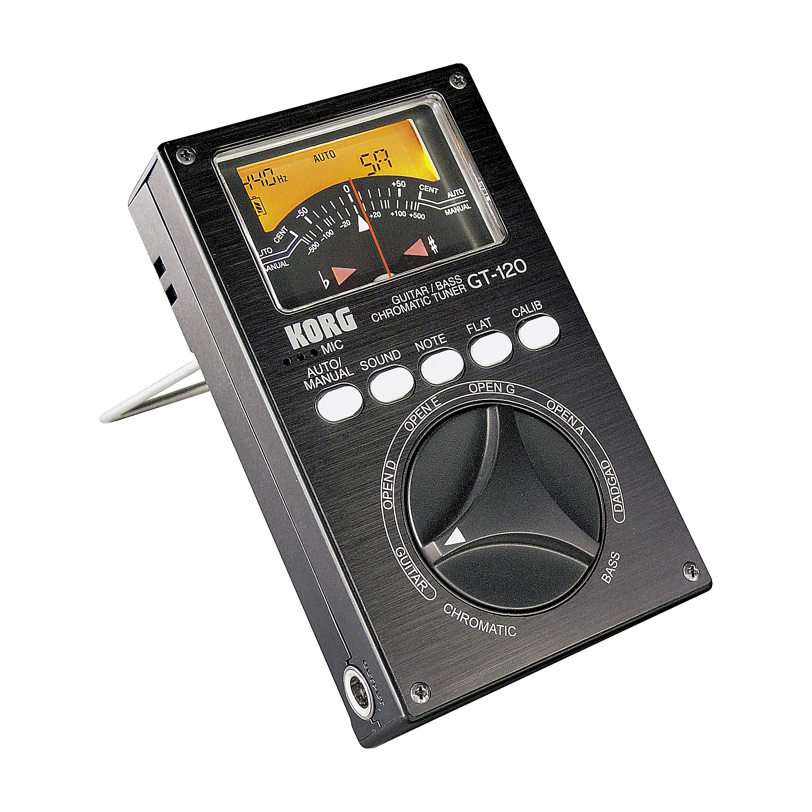 Korg GT-120 Guitar/Bass Chromatic Tuner | Musician's Friend