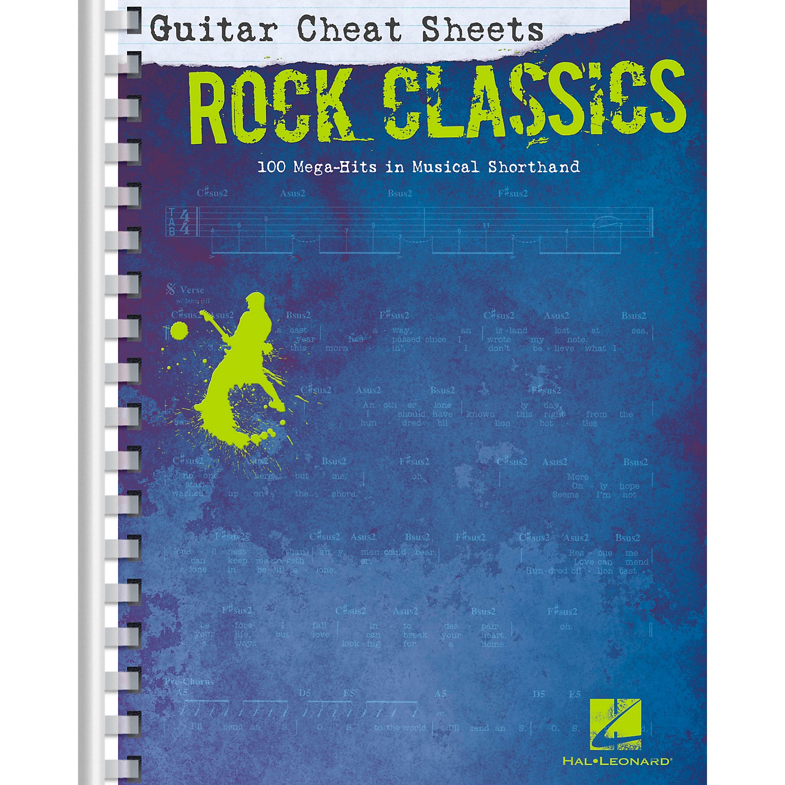 Hal Leonard Guitar Cheat Sheets - Rock Classics | Musician's Friend