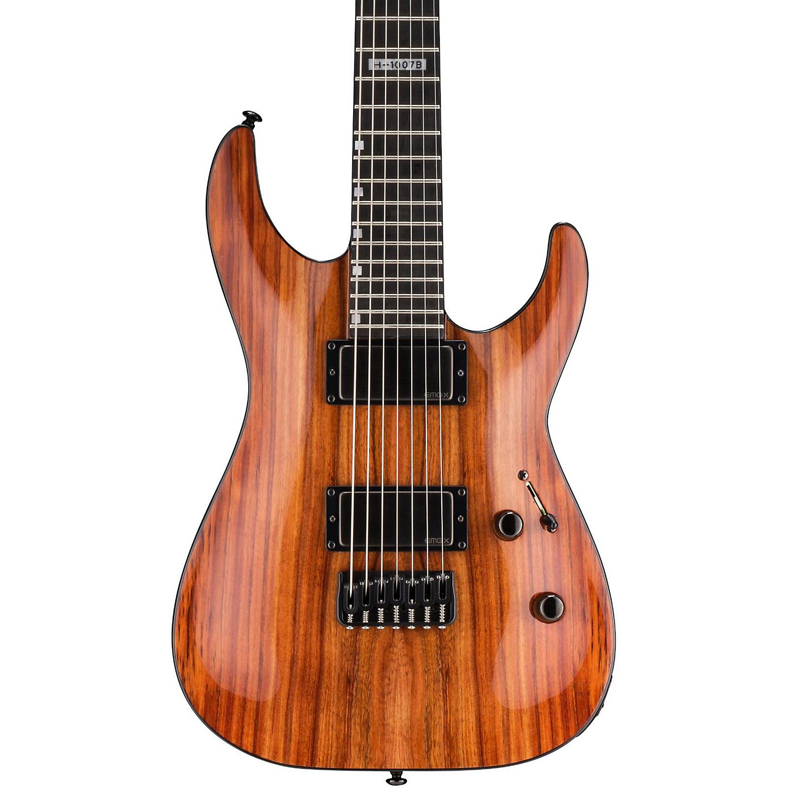 ESP H-1007B 7-String Baritone Limited Edition Koa Electric Guitar ...