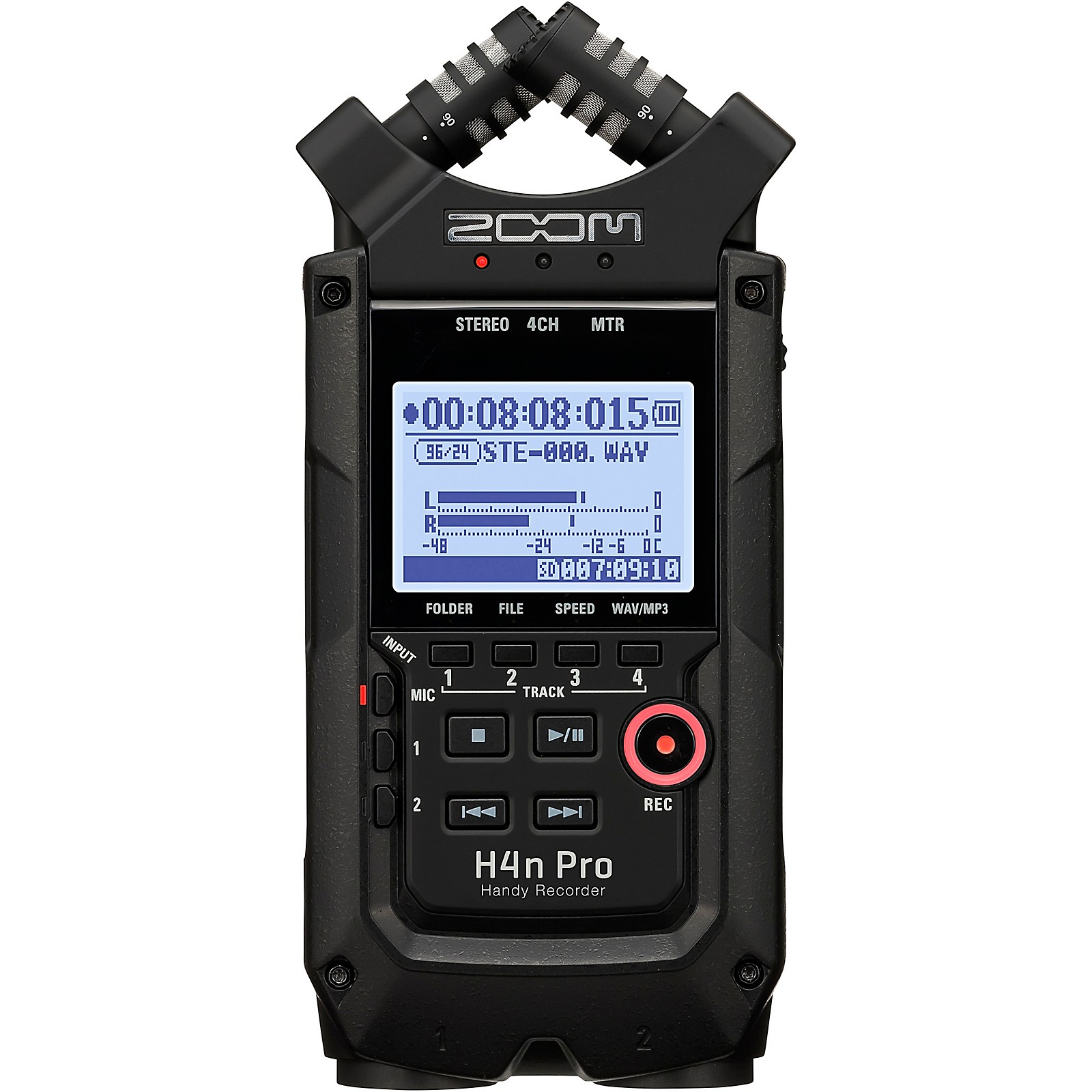 Zoom H4n Pro Handheld Recorder, All-Black Edition | Musician's Friend
