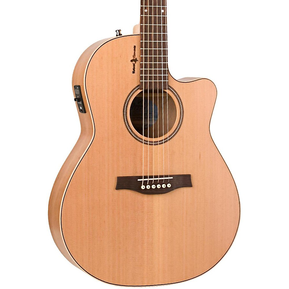 Seagull Natural Cherry Cw Folk Sg Acoustic-electric Guitar Natural ...