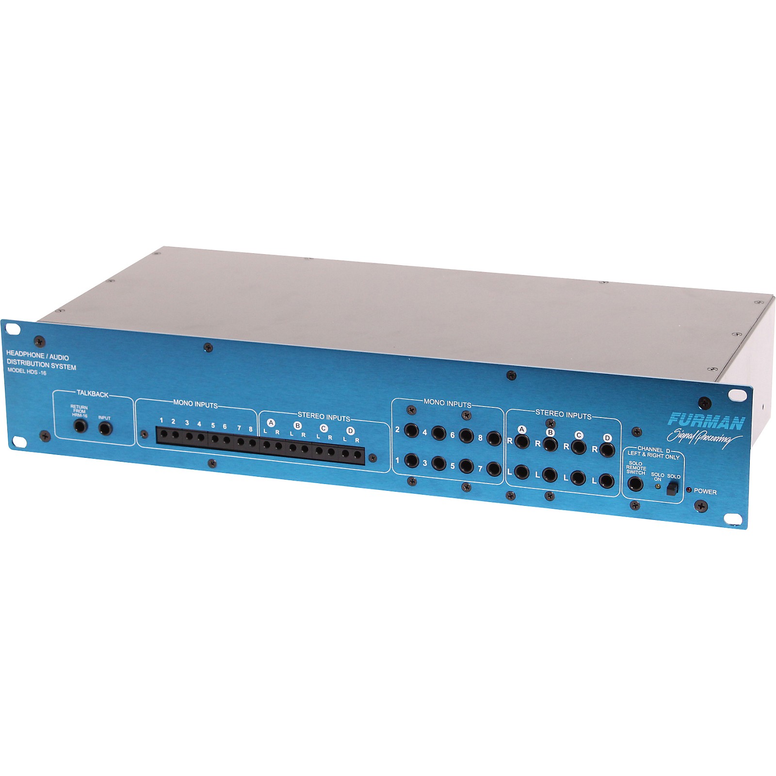Furman HDS-16 Headphone Audio Distribution Amp | Musician's Friend