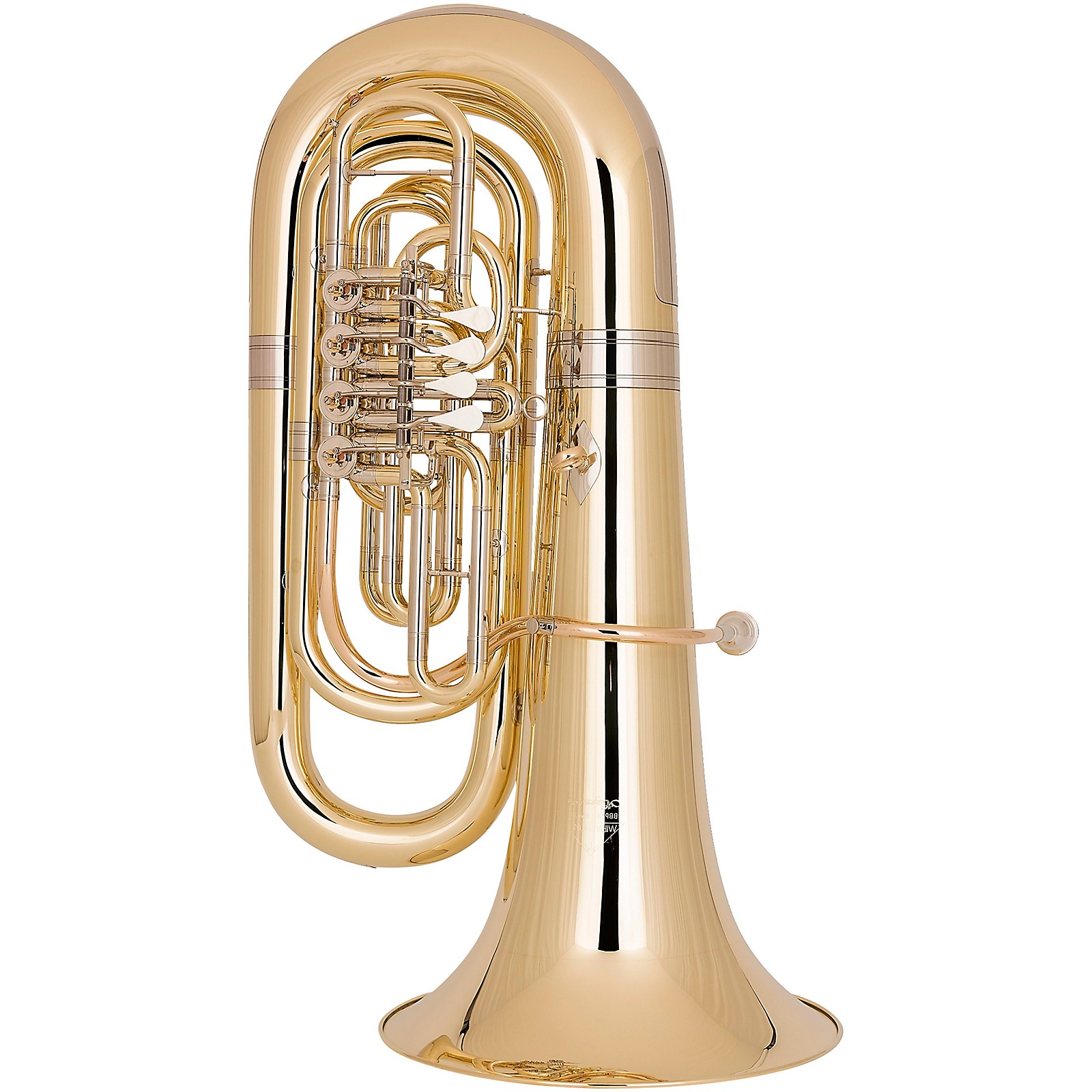 Miraphone Hagen 495 Series 4-Valve 4/4 BBb Tuba Yellow Brass Lacquer ...