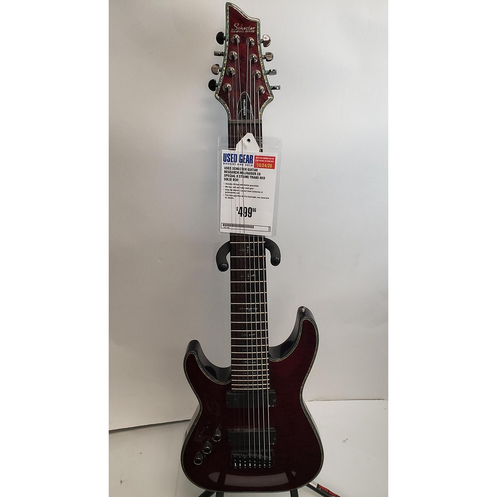 Used Schecter Guitar Research Hellraiser C8 Special 8 String Solid Body ...