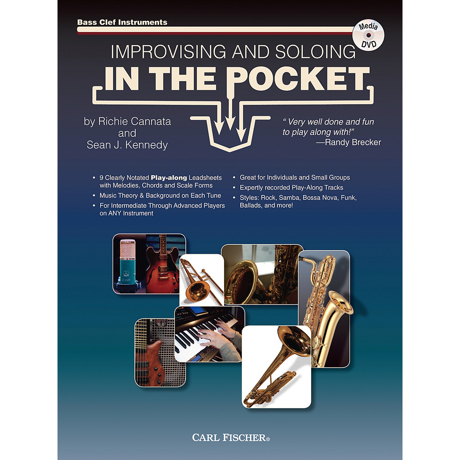 Carl Fischer Improvising And Soloing In the Pocket (For Bass Clef ...