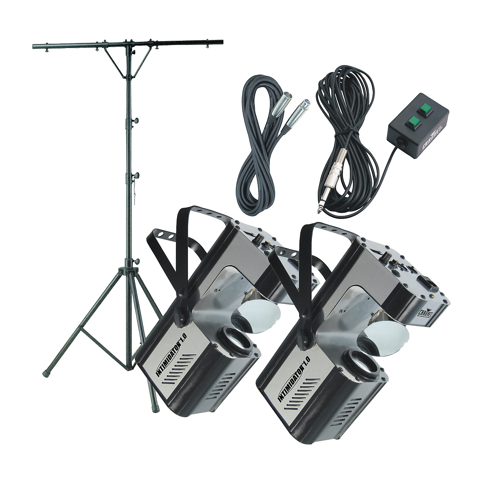 Musician's Gear Intimidator 2-Head DMX Scanner System | Musician's Friend