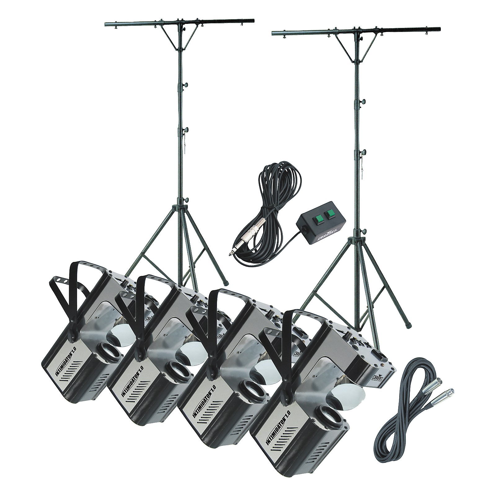 Musician's Gear Intimidator 4-Head DMX Scanner System | Musician's Friend