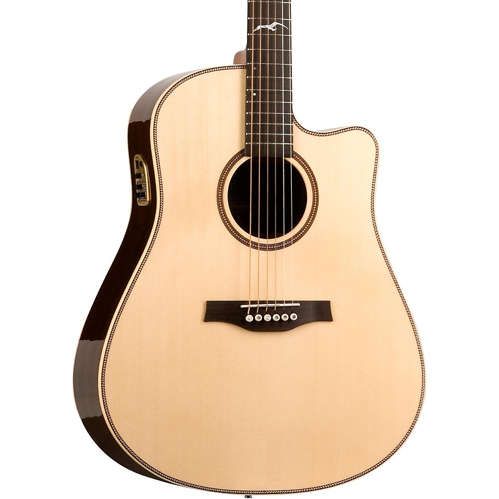 Seagull Artist Studio Qii Cutaway Acoustic Electric Guitar Natural | Kayvee