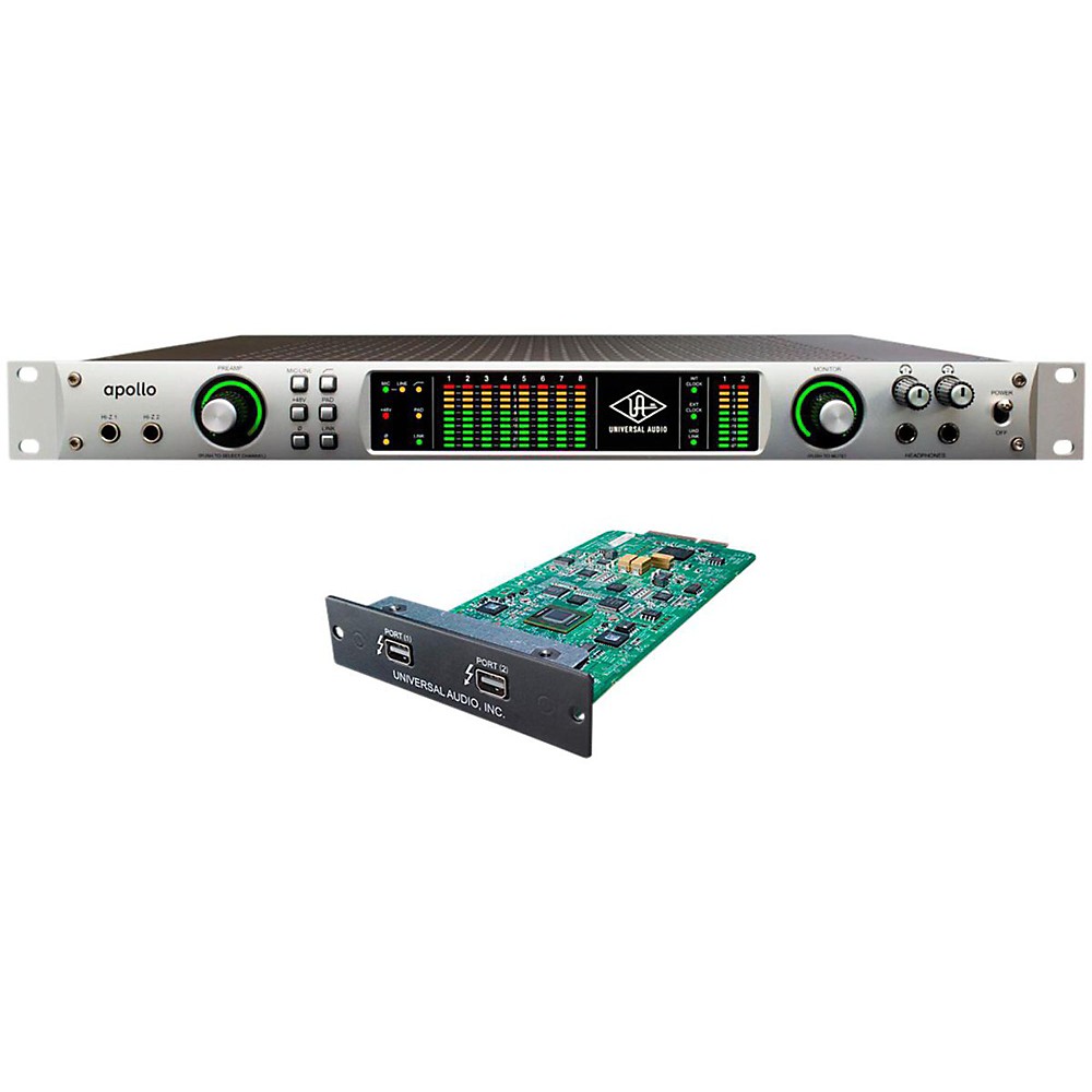 Universal Audio Apollo Duo Audio Interface With Thunderbolt Option Card ...