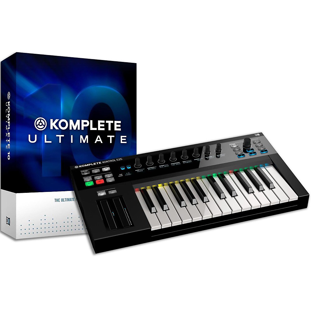 Native Instruments Komplete 10 Ultimate And Kontrol S25 Keyboard Bundle ...