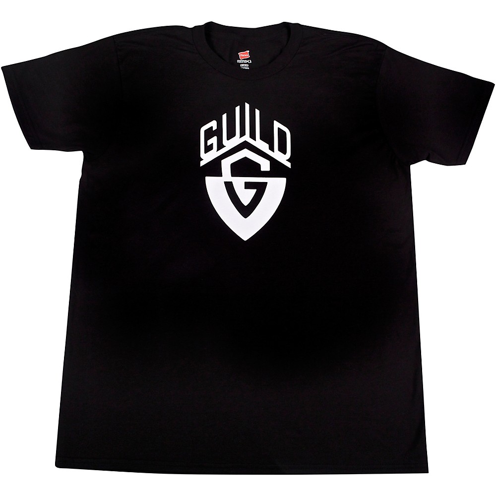 809870300117 UPC - Guild G Shield Logo Black T Shirt Large | UPC Lookup