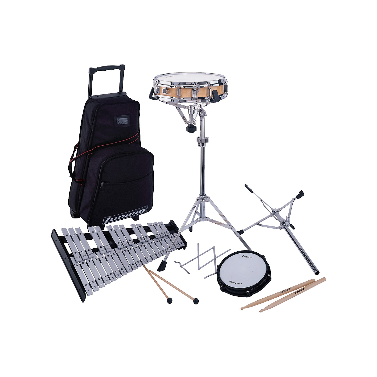 Ludwig LE2482R Percussion Learning Center Combo Kit | Musician's Friend