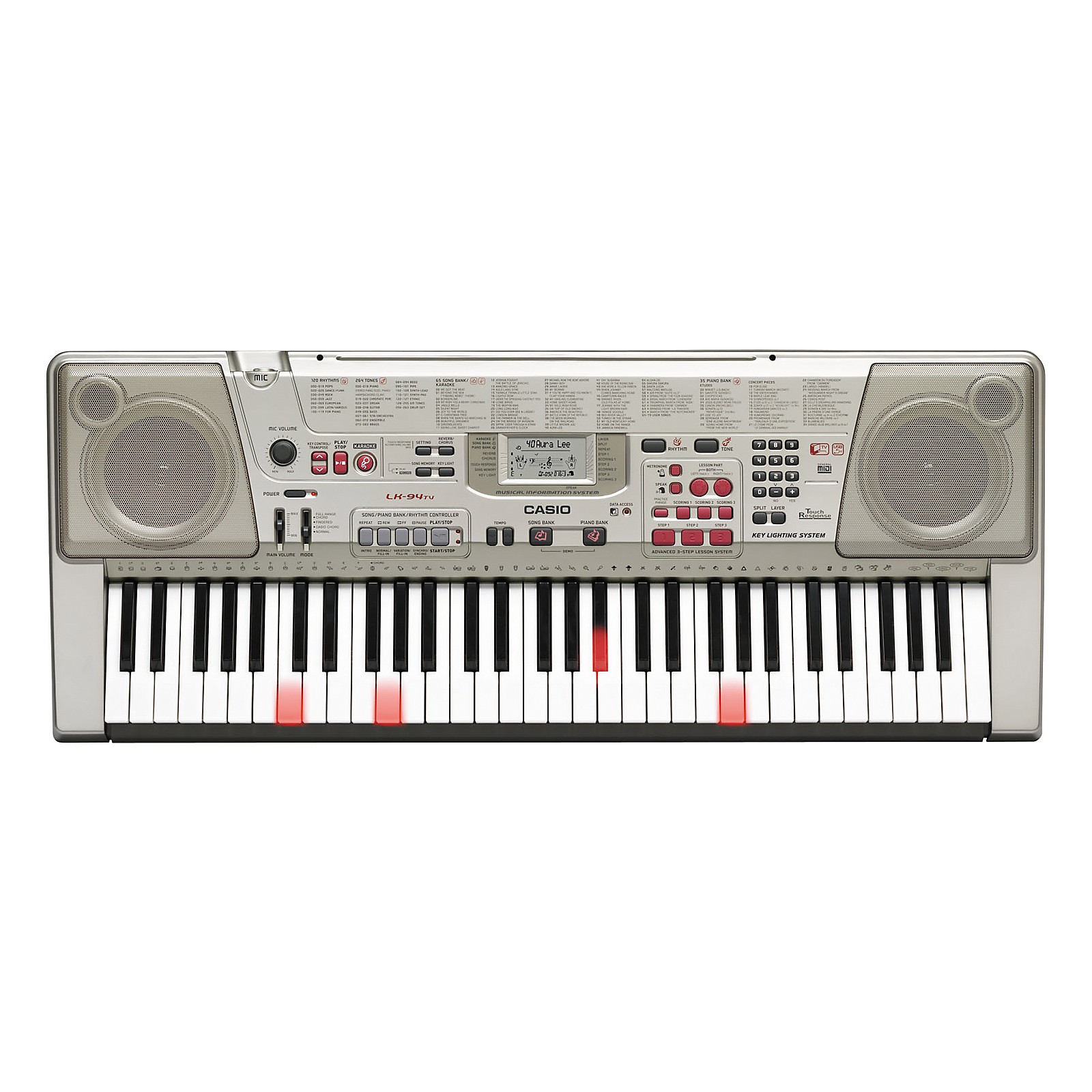 Casio LK-94TV 61-Key Lighted Portable Keyboard | Musician's Friend