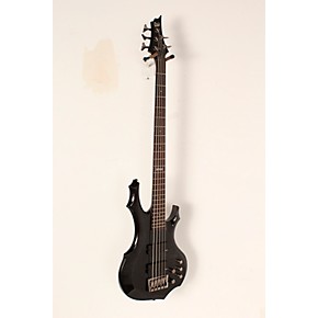 ESP LTD F-415FM Flame Maple 5-String Electric Bass Guitar See-Thru ...