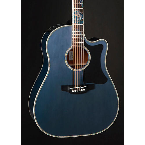 Takamine LTD2021 Blue Rose Acoustic Electric Guitar Charcoal Blue ...