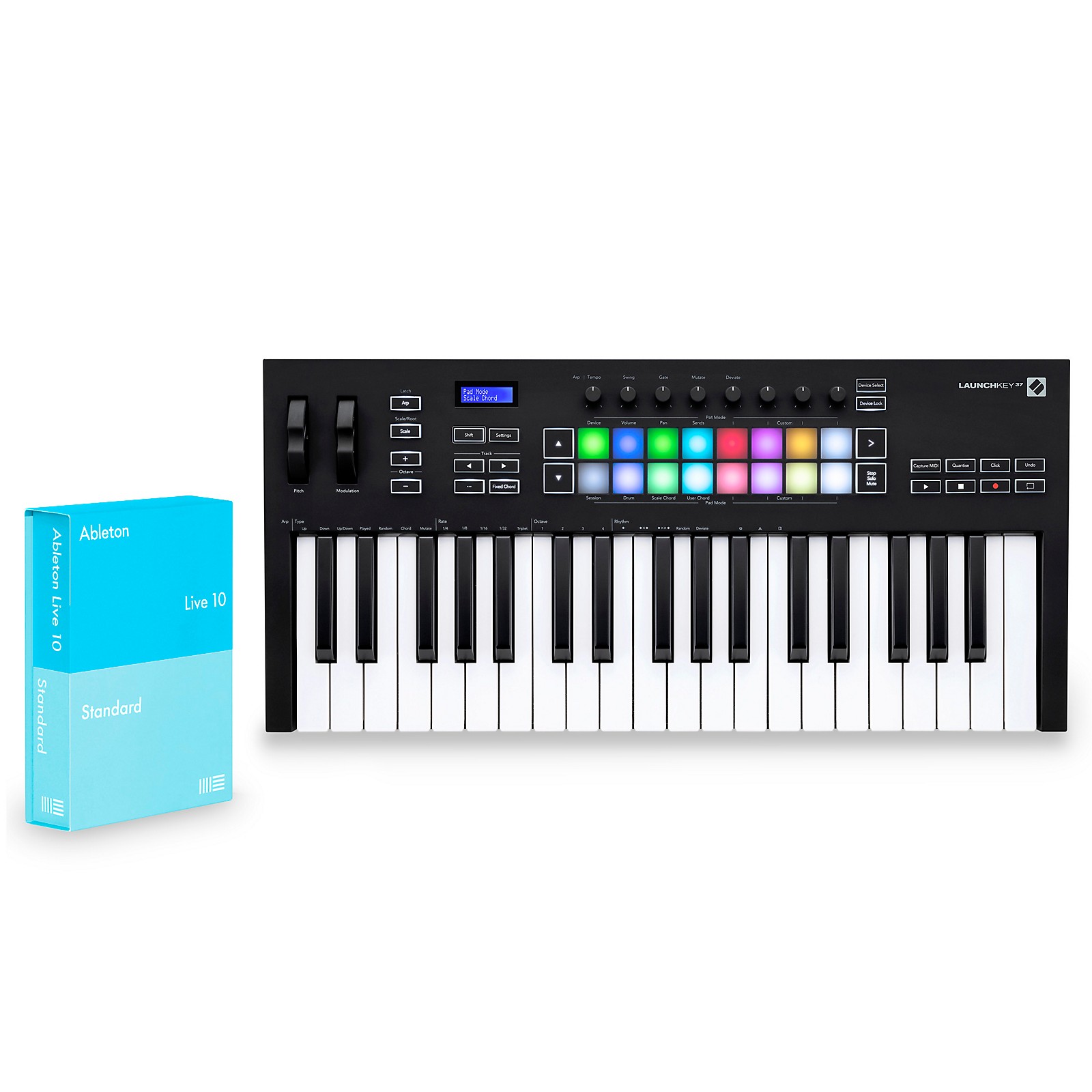 Novation Launchkey 37 [MK3] with Ableton Live 10 Standard | Musician's ...