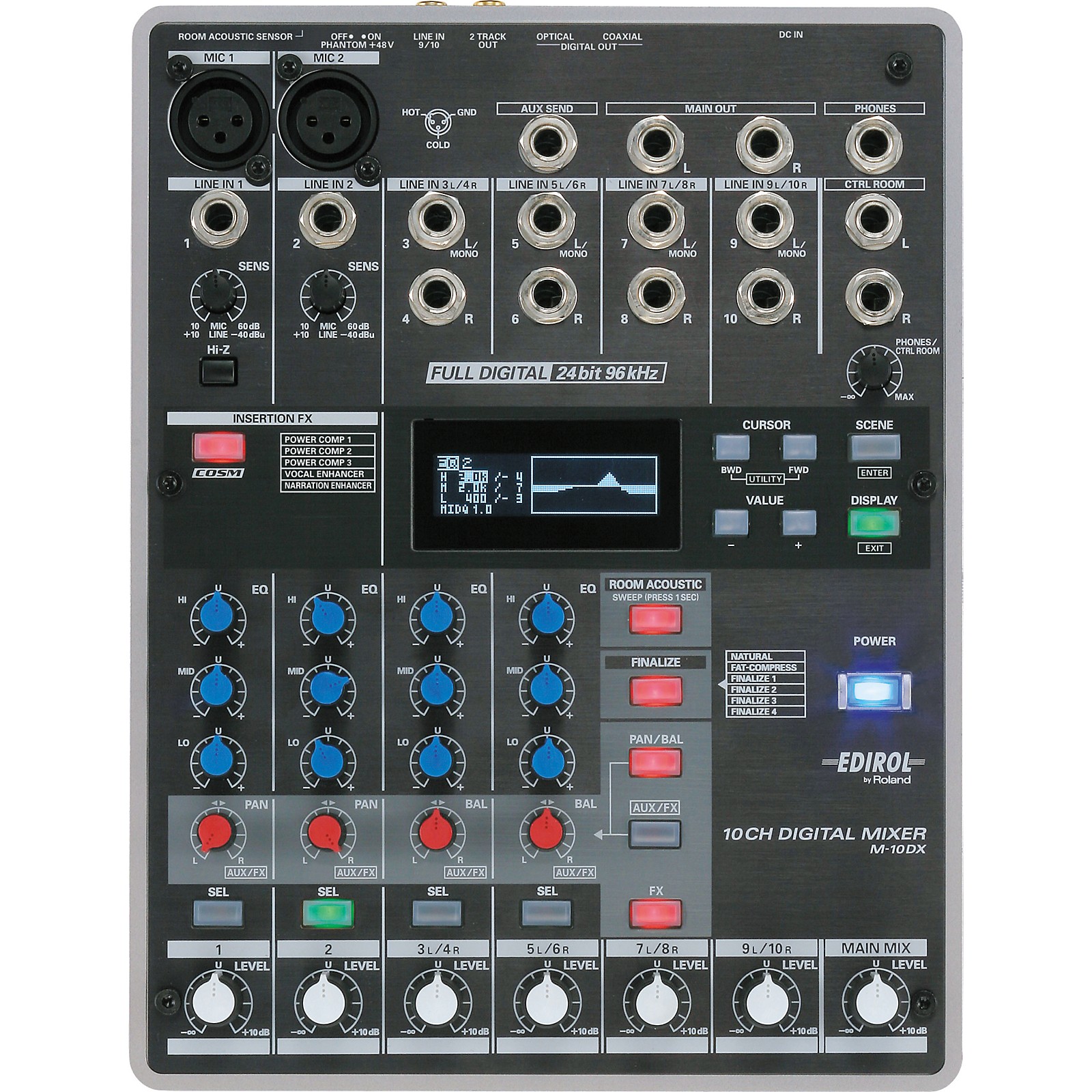 Edirol M-10DX 10-Channel Digital Mixer | Musician's Friend