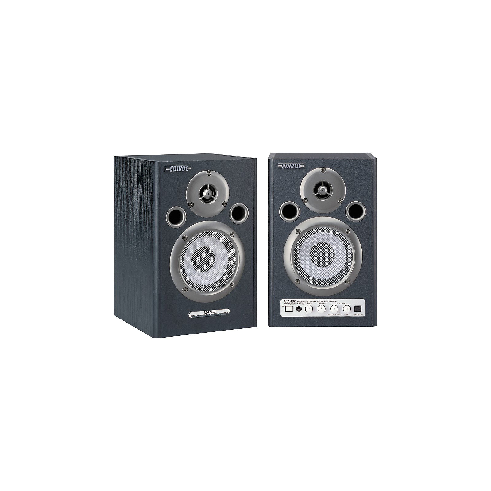 Edirol MA-10DBK Digital Stereo Micro Monitor Pair | Musician's Friend