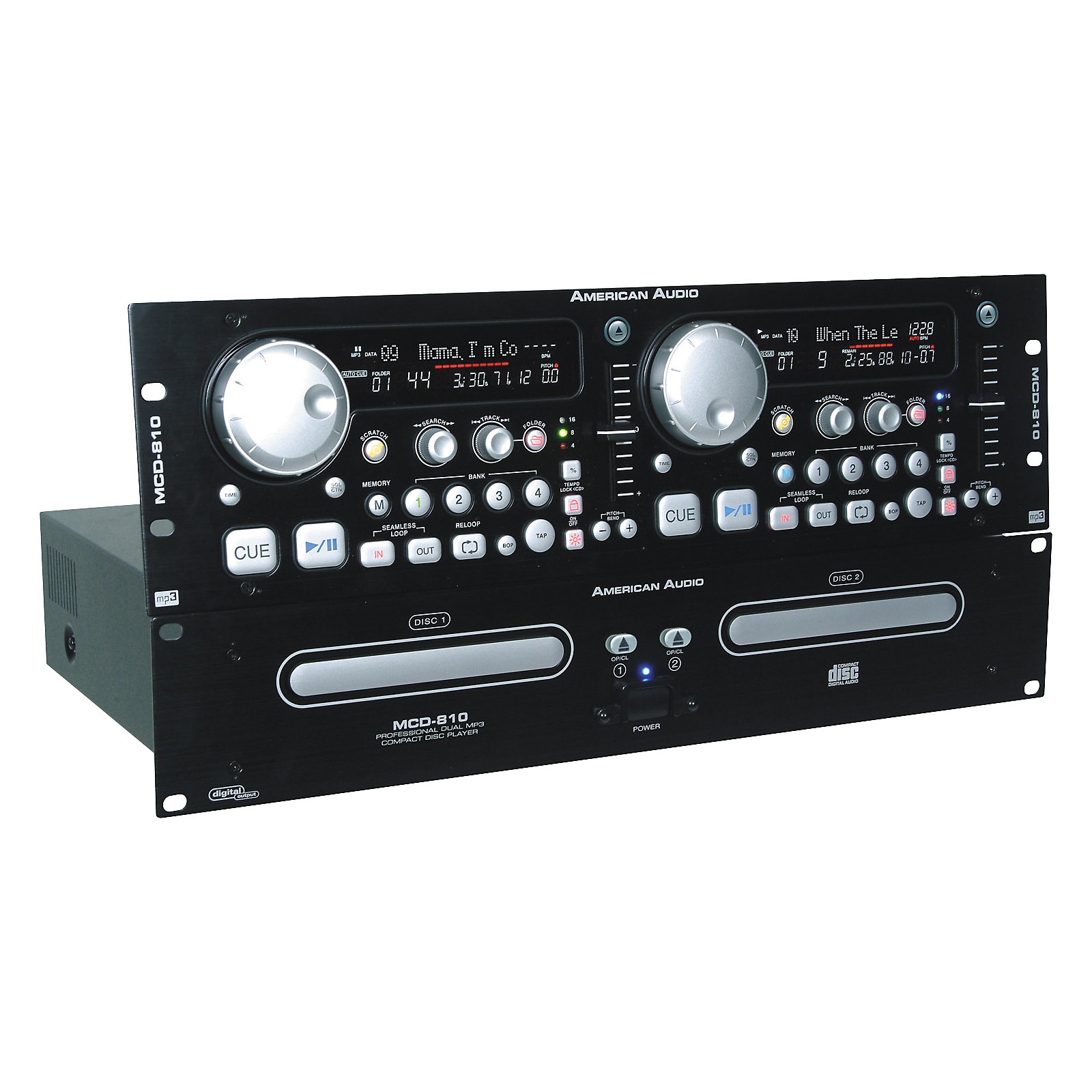 American Audio MCD-810 Dual CD and MP3 Player | Musician's Friend