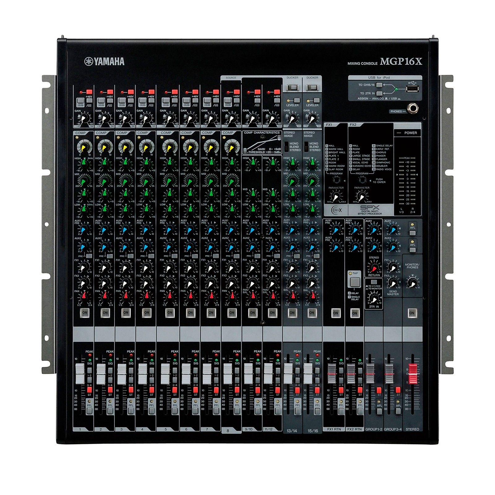 Yamaha MGP Series MGP16X 16-Channel/4-Bus Mixer | Musician's Friend