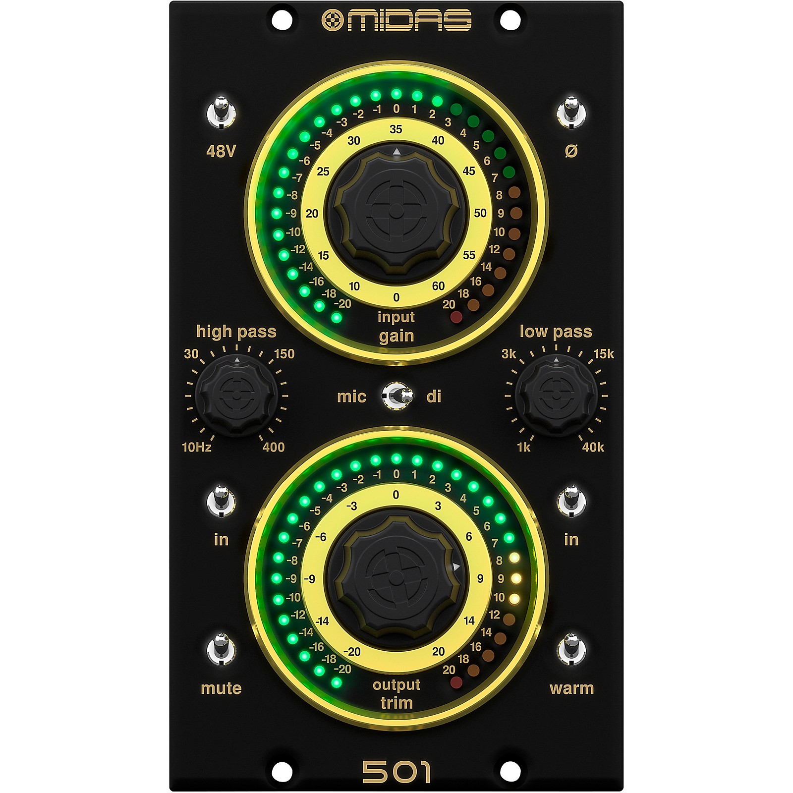 Midas MICROPHONE PREAMPLIFIER 501 | Musician's Friend