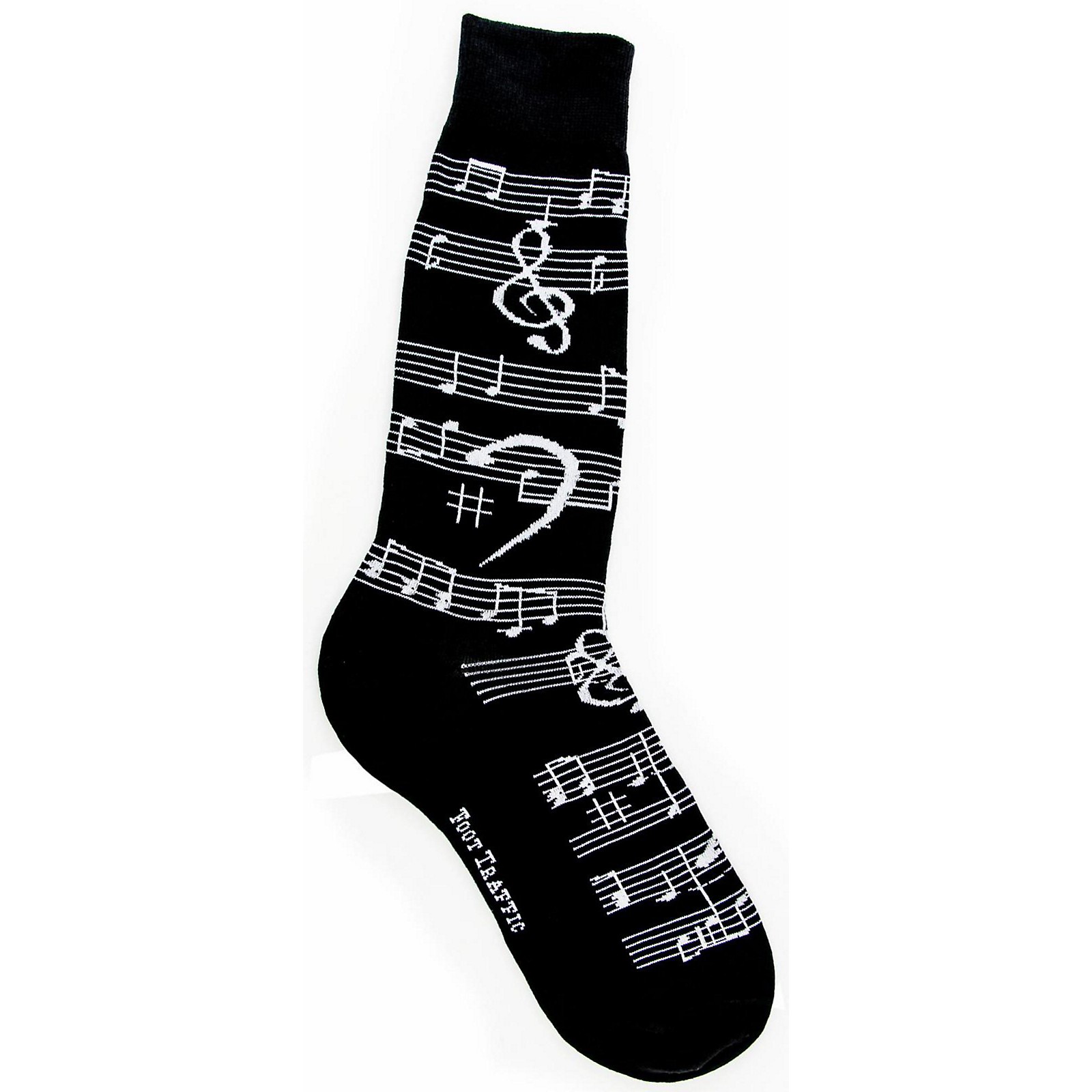 Foot Traffic Men's Music Notes Socks | Musician's Friend