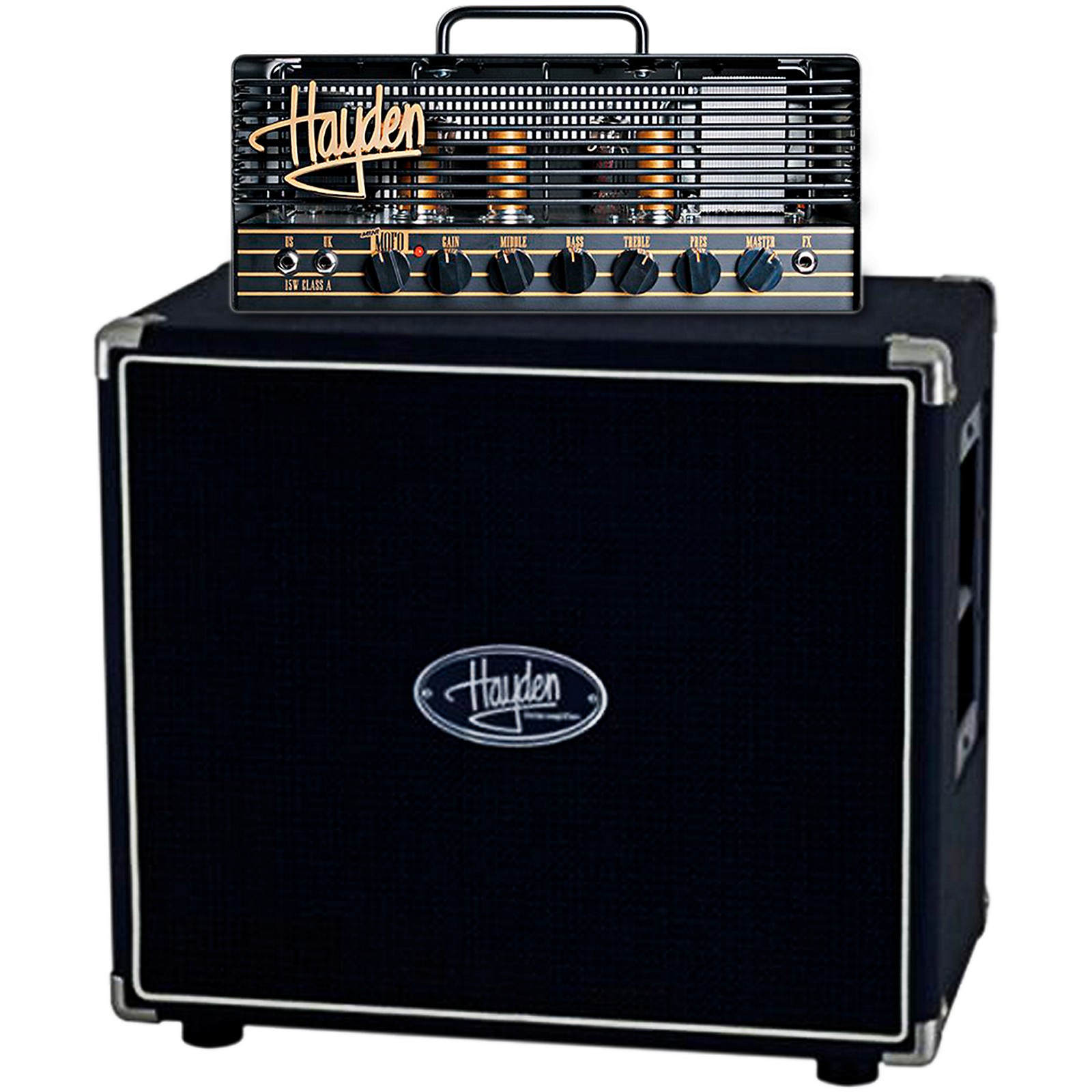 Hayden Mini Mofo 15 15W Tube Guitar Amp Head with 112F-60 60W 1x12 ...