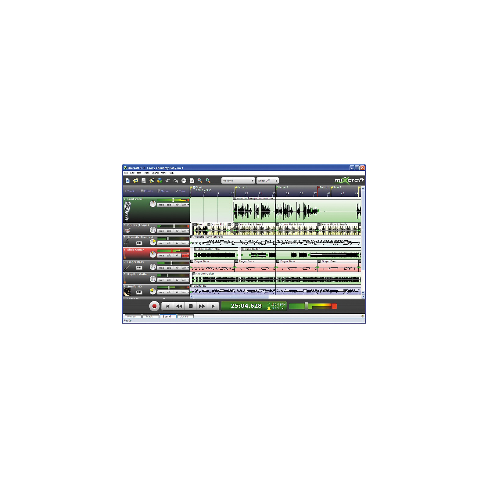 Acoustica Mixcraft 4 Multitrack Audio MIDI Recording Software ...