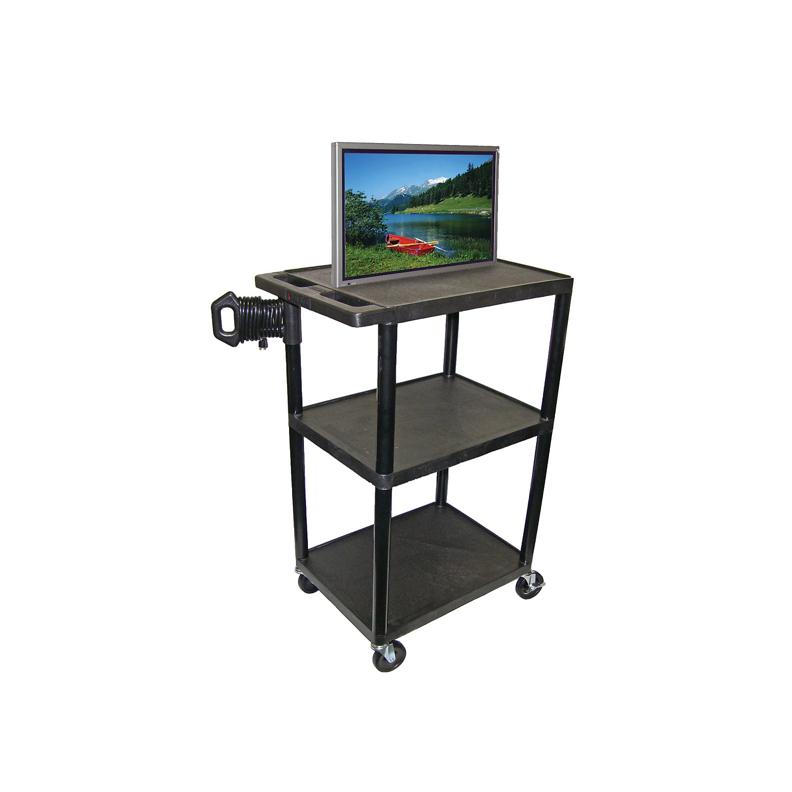 H. Wilson Mobile Plasma/ LCD Cart (Up To 50" Screen) | Musician's Friend