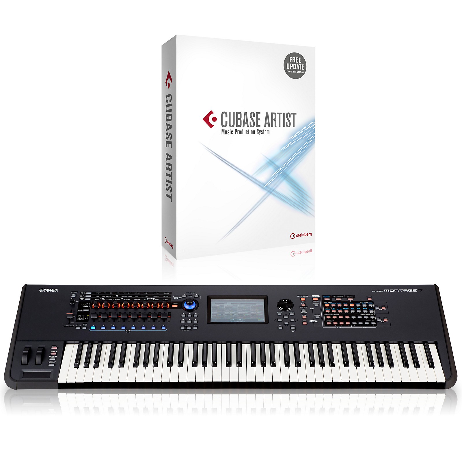 Yamaha Montage 76-Key Flagship Synthesizer With Cubase Artist ...