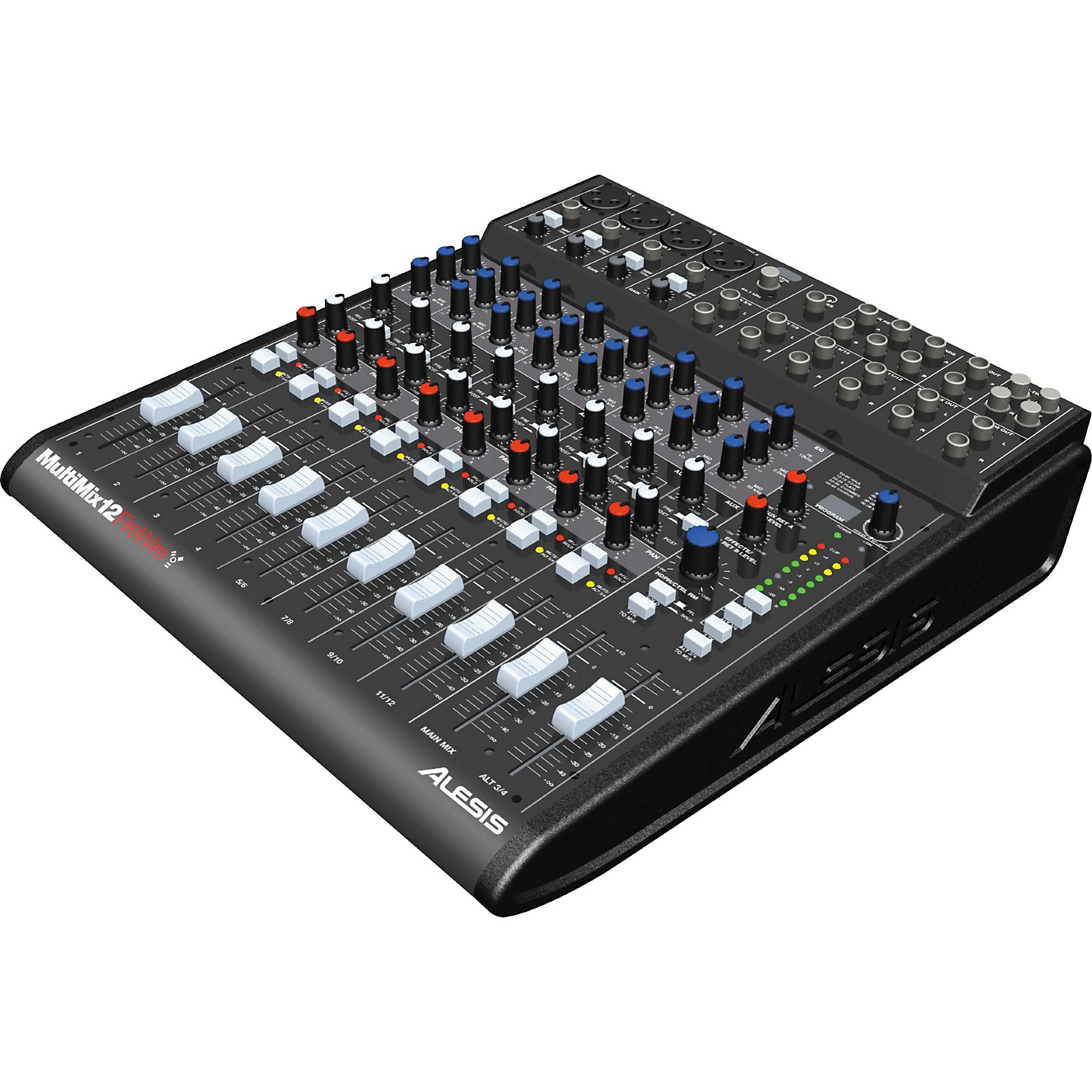 Alesis MultiMix 12 FireWire 12-Channel Analog Mixer | Musician's Friend