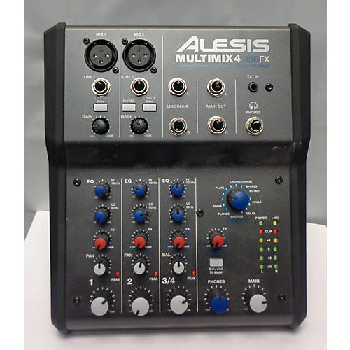 Alesis multimix 4 usb fx 4 channel mixer - gagastb