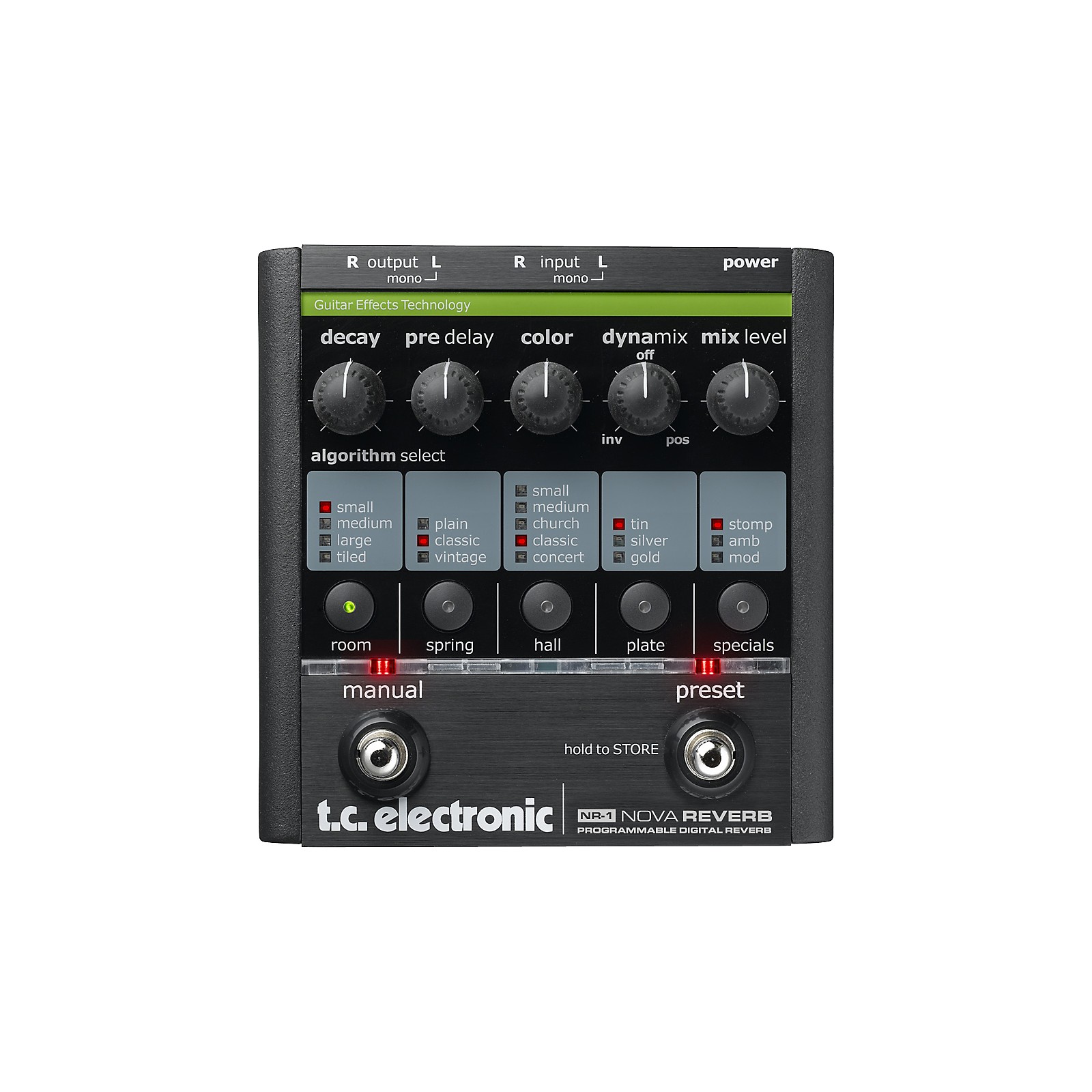 TC Electronic NR-1 Nova Reverb Guitar Effects Pedal | Musician's Friend