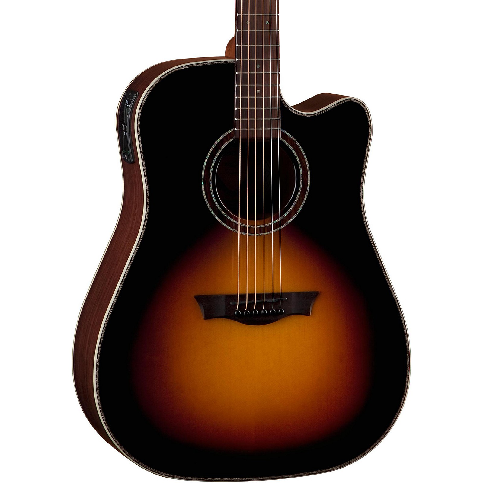 Dean Natural Series Dreadnought Cutaway Acoustic-Electric Guitar ...