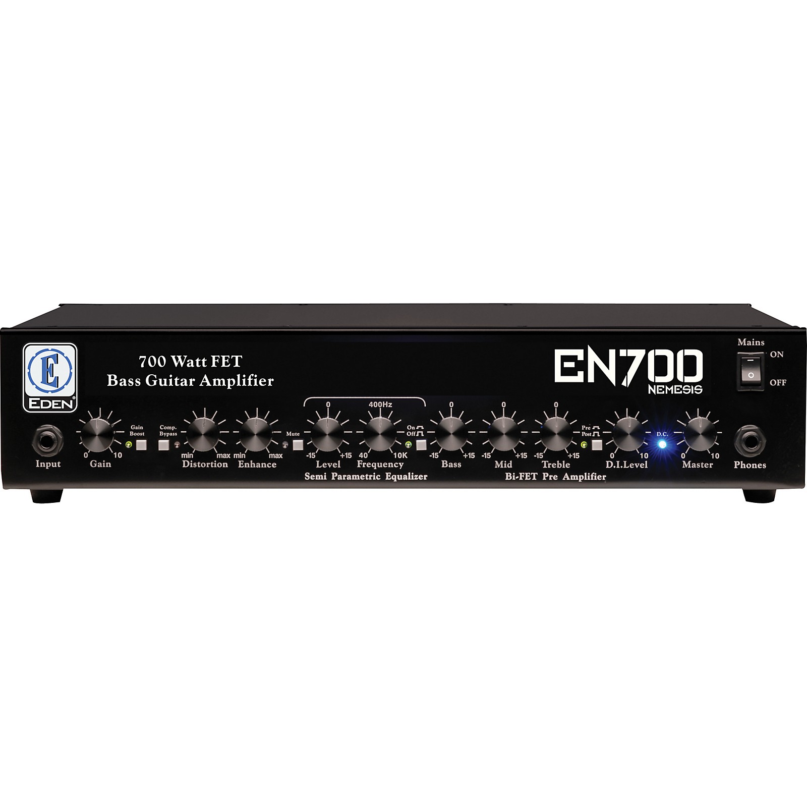 Eden Nemesis EN700 700W Bass Amp Head | Musician's Friend